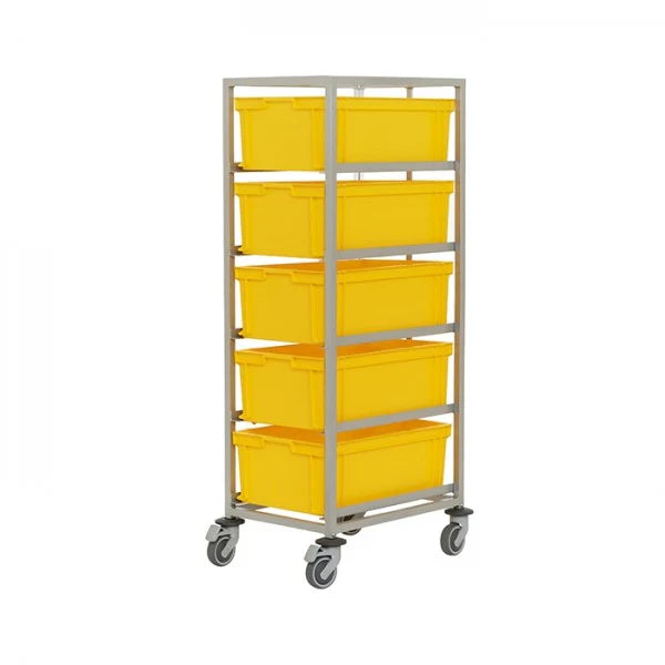 5 x Euro Trolley – Single Euro Trolley for 5 x 43.8 Litre Euro Stackin ...